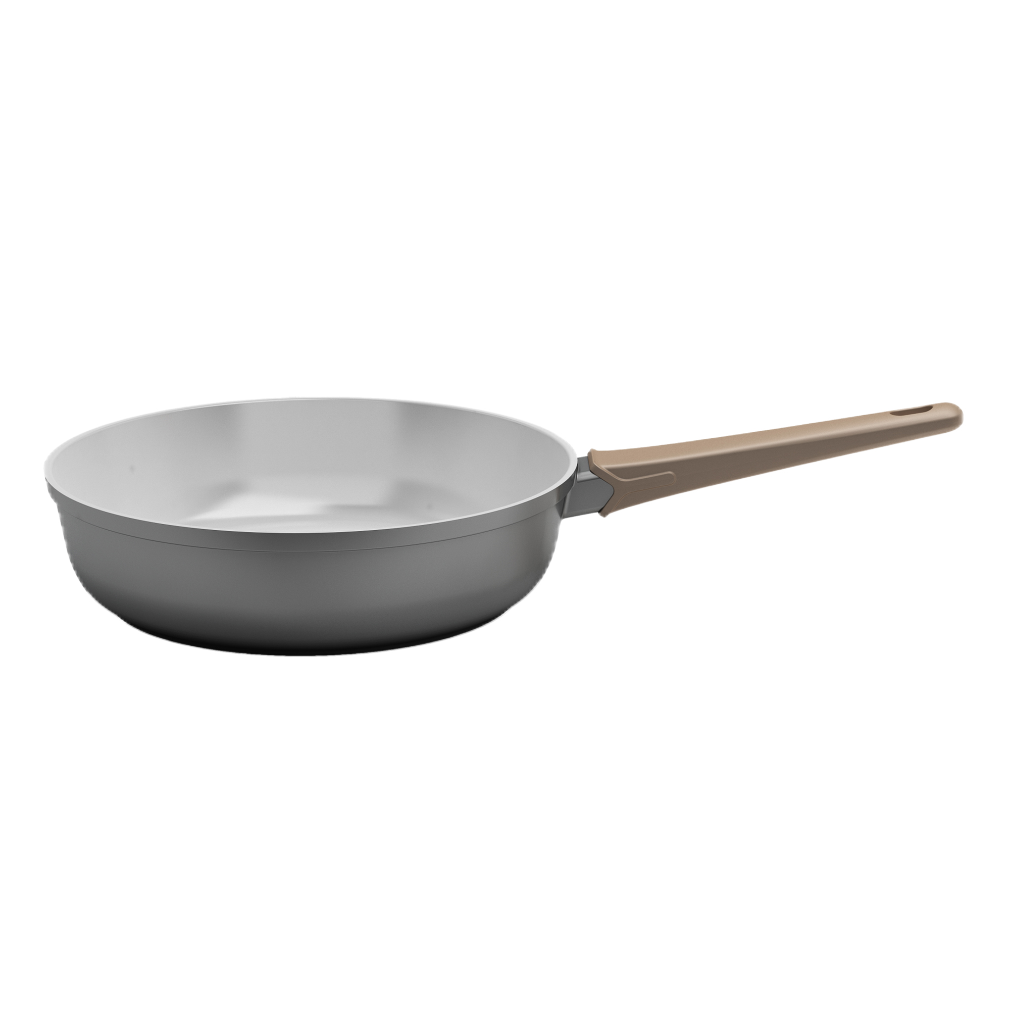 YOUNG Range Non-stick Cookware Die Cast Aluminum Deep Frypan With ...